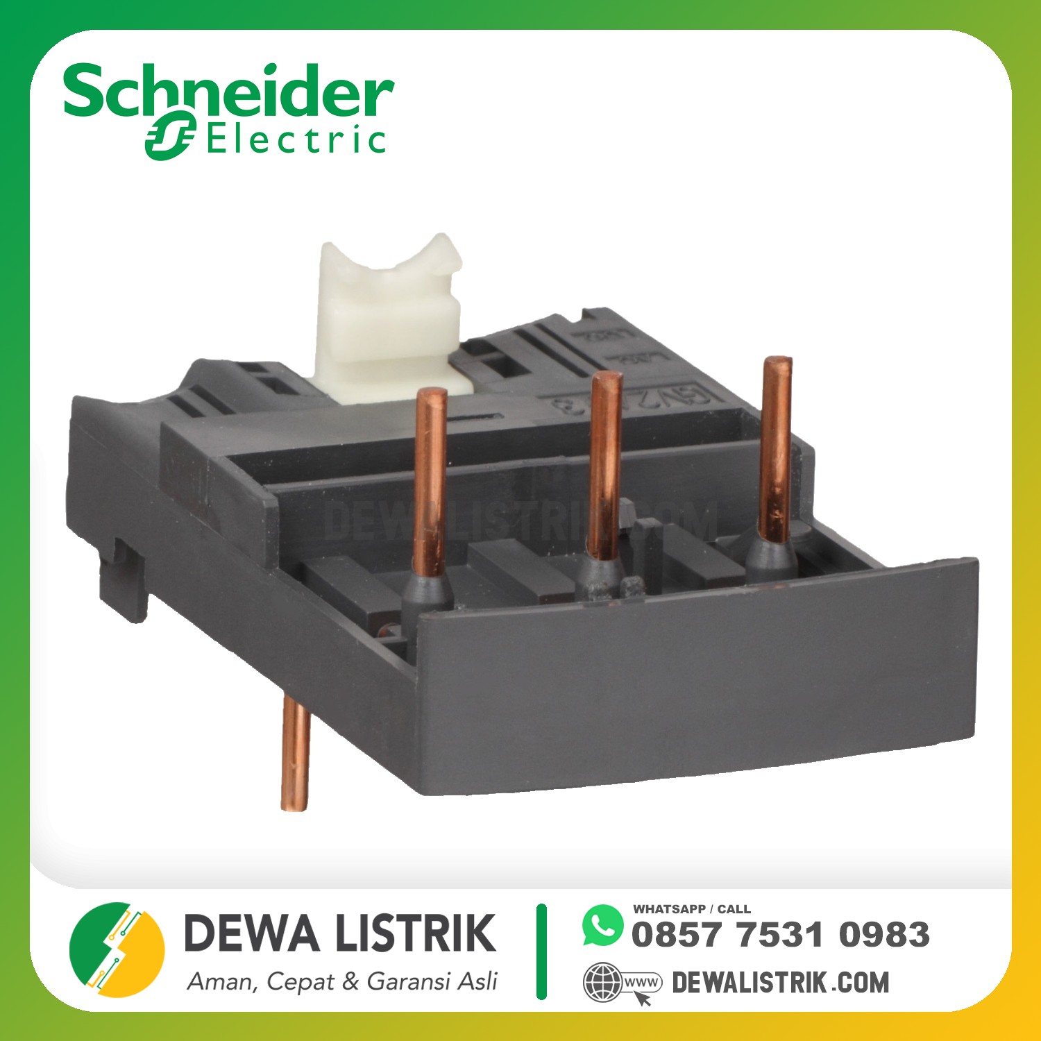[ GV2AF3 ] TERMINAL BLOCK 3P 32A | Dewa Listrik