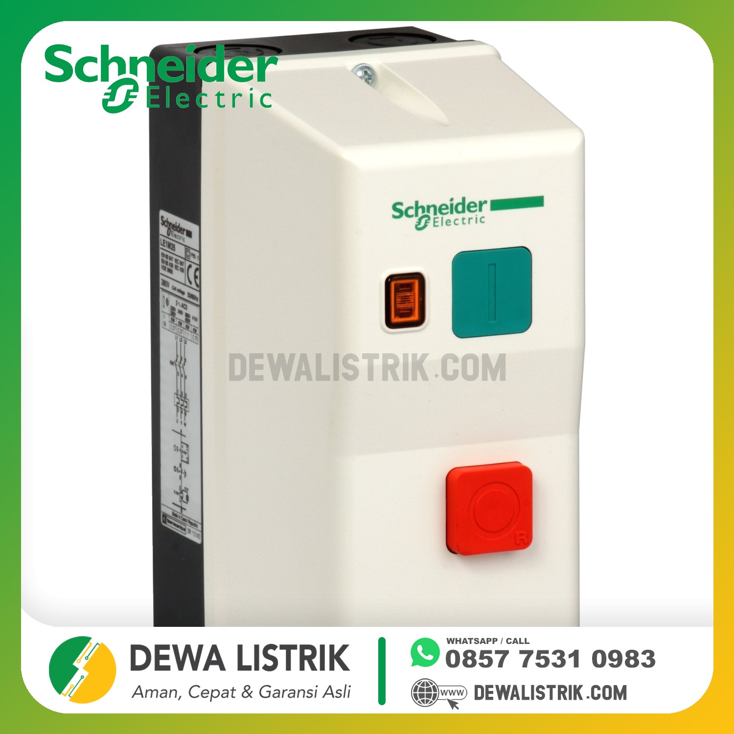 [ LE1M35M721 ] DOL STARTER / MAGNETIC SWITCH / DOL MOTOR STARTER | Dewa ...
