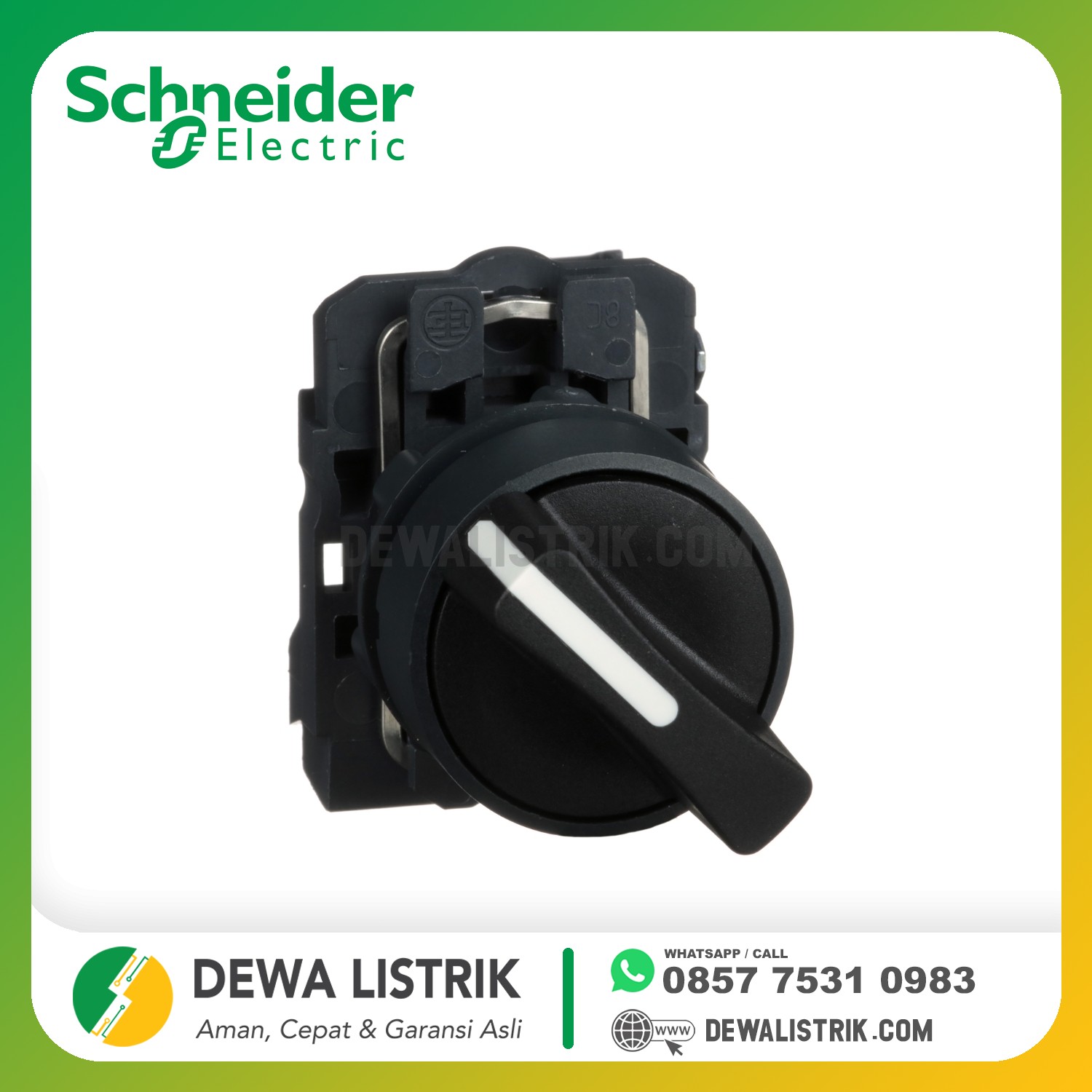 [ XB5AD21 ] SELEKTOR LENGKAP 2 POSISI | Dewa Listrik
