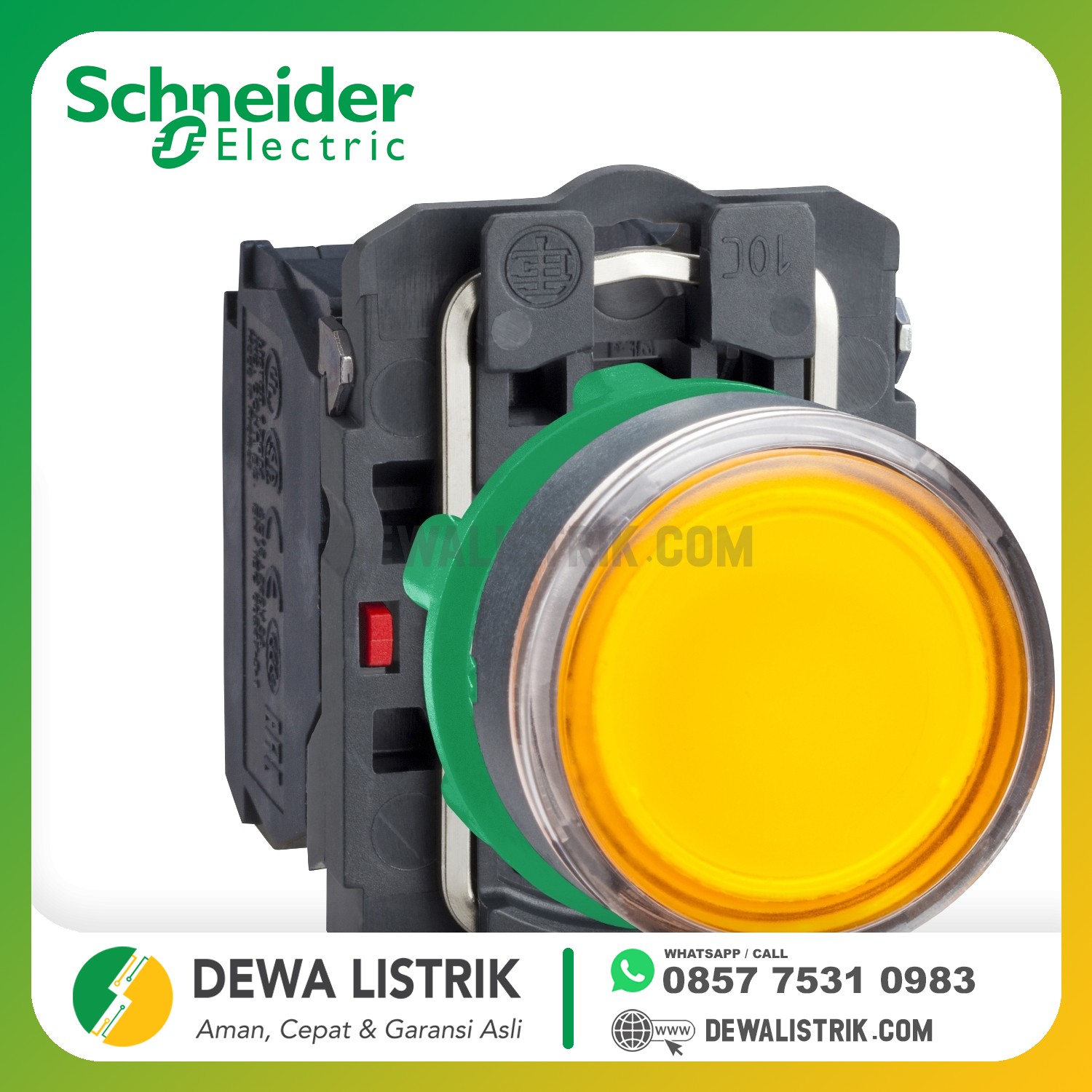 [ XB5AW35B5 ] ILLUMINATED PUSHBUTTON | Dewa Listrik