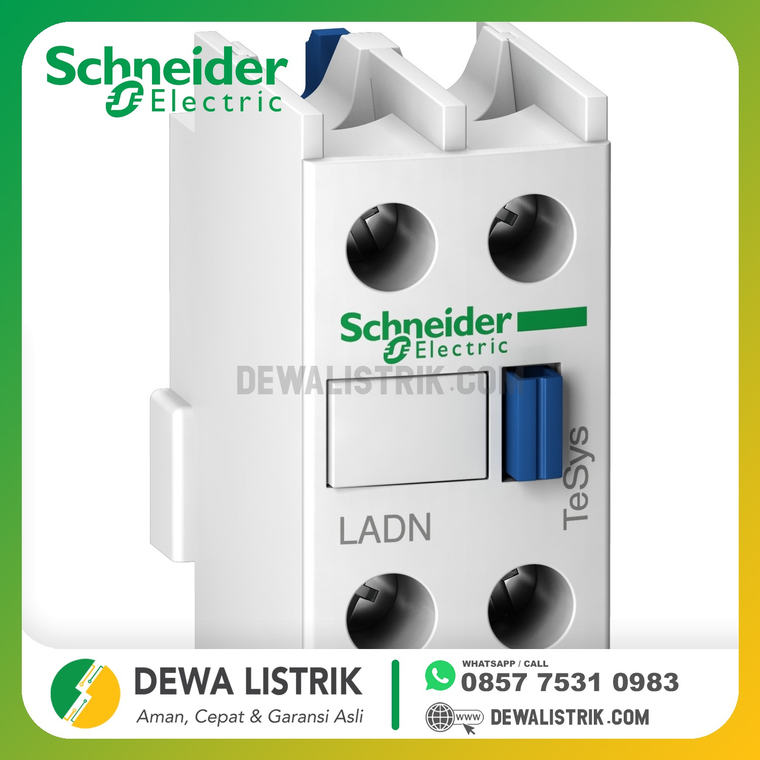[ LADN02 ] KONTAK BLOCK LAD LADN | Dewa Listrik