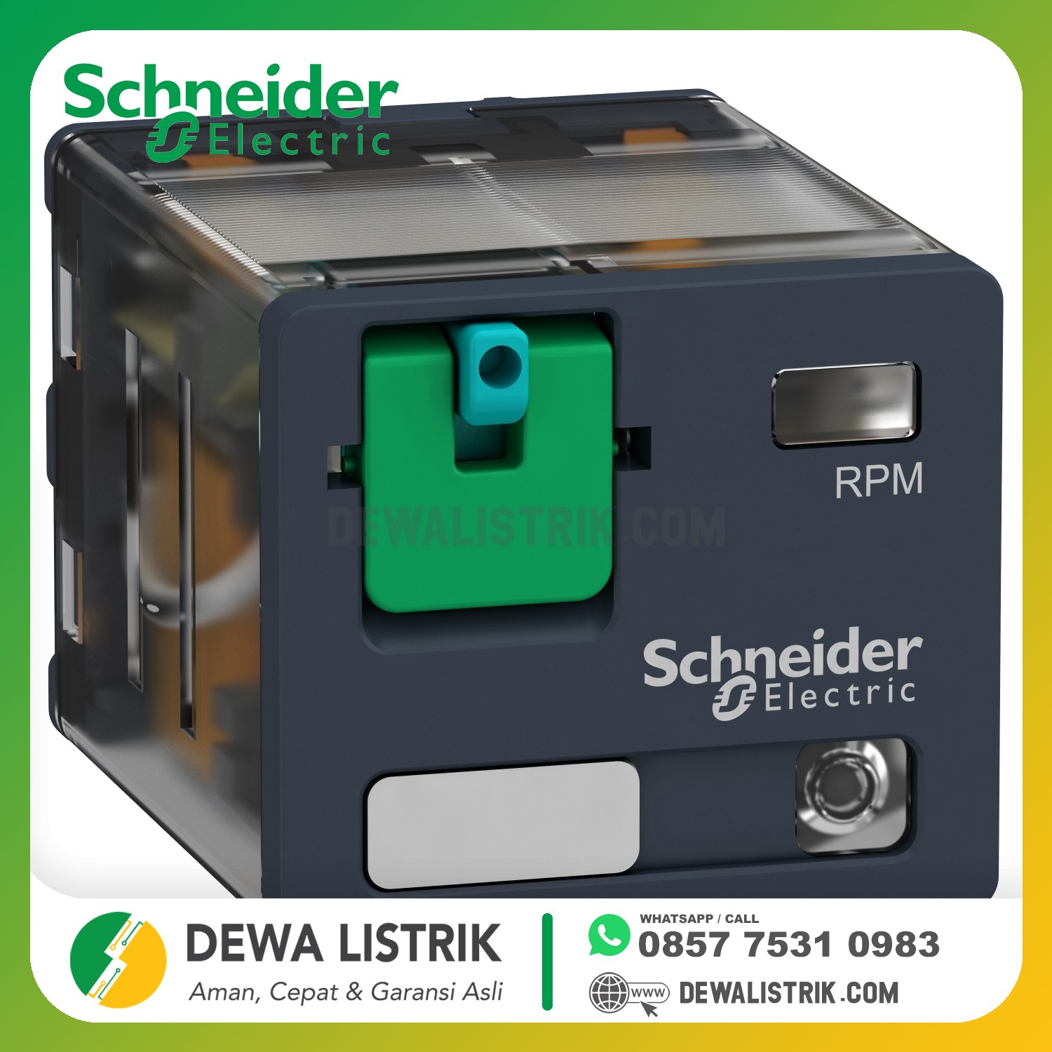 [ RPM32BD ] 15A POWER RELAY LED 3C/O 24VDC | Dewa Listrik