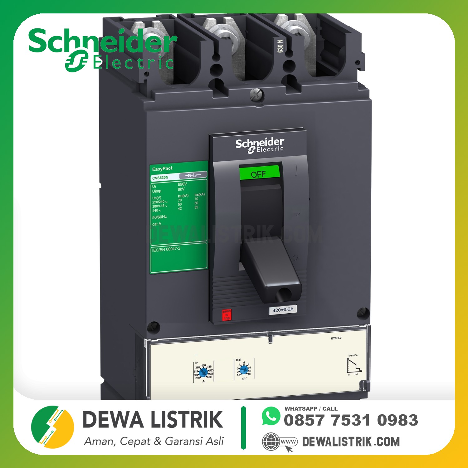 [ LV540315 ] CVS400N TM320D 3P3D | Dewa Listrik