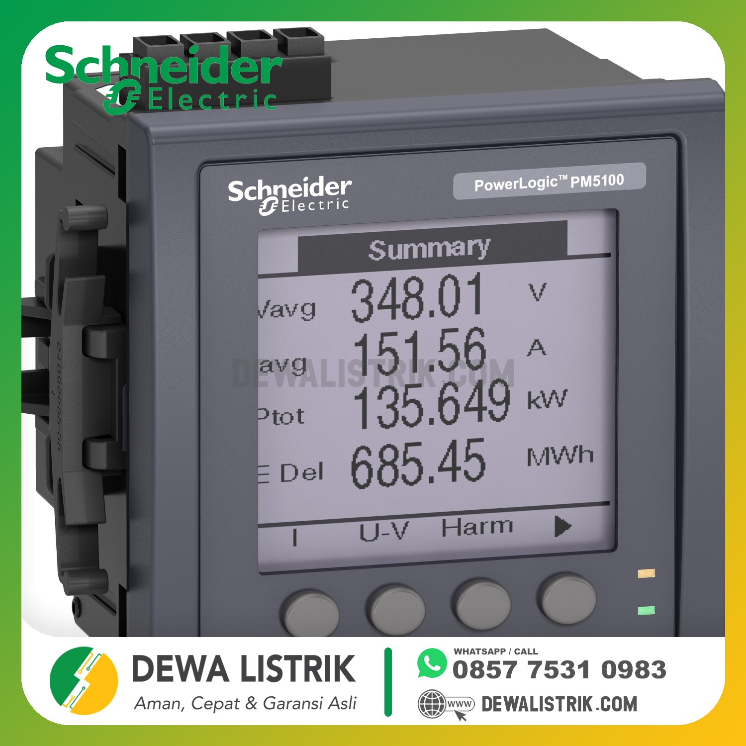 [ METSEPM5110 ] Power Meter PM5110 Modbus RS-485 Acc 0.5S Single Tariff ...