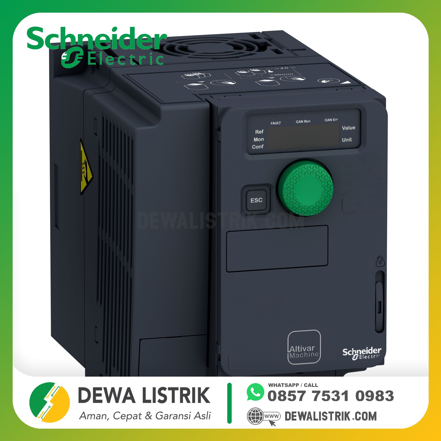 [ ATV320U11N4C ] ATV320 1,1KW 400V 3PH COMPACT | Dewa Listrik