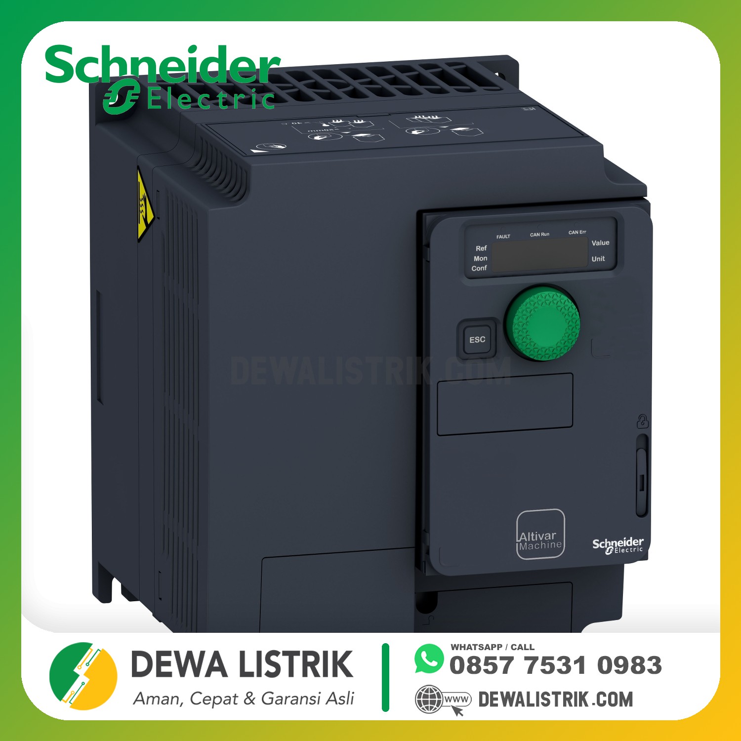 [ ATV320U30N4C ] ATV320 3KW 400V 3PH COMPACT | Dewa Listrik