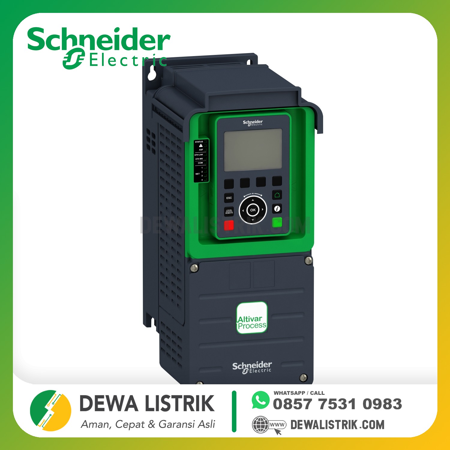 [ ATV630U22N4 ] ATV PROCESS 2,2KW 400/480V | Dewa Listrik